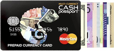 Cash Passport - Travel Money Card with MasterCard